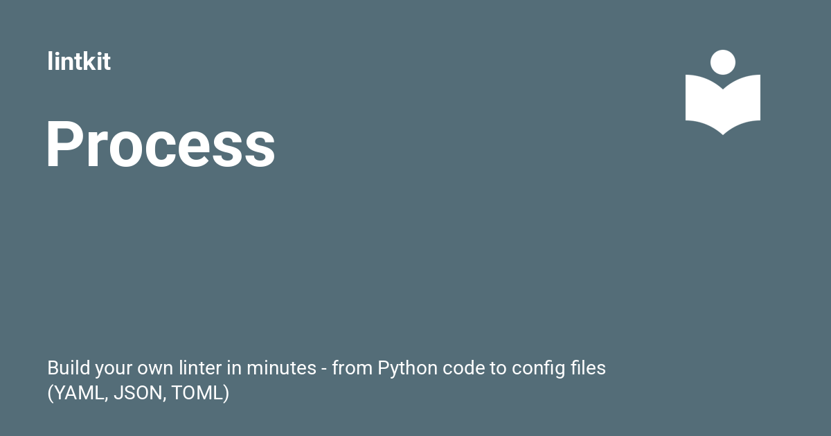 Process - lintkit